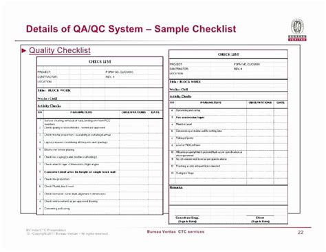 Quality Control Form Template Best Of Quality Assurance Excel Template Control Plan Inspection