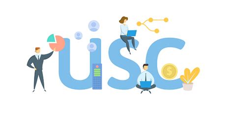 Usc 미국 코드 키워드 사람 및 아이콘이 있는 개념입니다 플랫 벡터 그림입니다 흰색으로 격리됩니다 남자에 대한 스톡 벡터 아트 및 기타 이미지 Istock