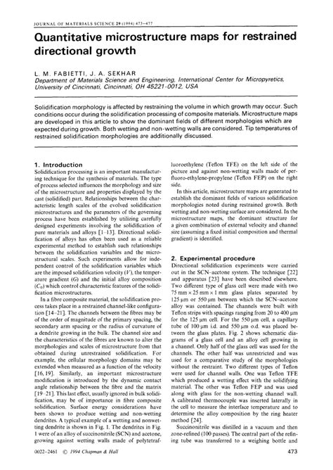 pdf quantitative microstructure maps for restrained directional growth