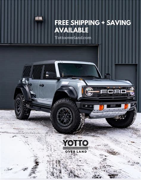 2021 24 Ford Bronco Raptor Body Graphics Kk Premium Vinyl Wrap White