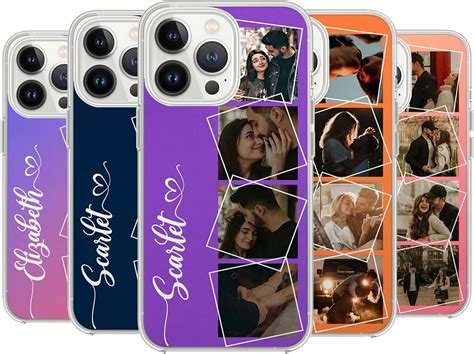 Somlatic Custom Phone Case Customized Photo Picture Name