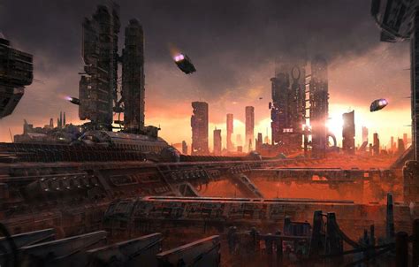 Dystopian City Wallpapers Top Free Dystopian City Backgrounds Wallpaperaccess