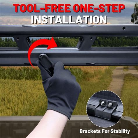 Polaris Ranger 1000 Rear Tint Windshield Starknightmt