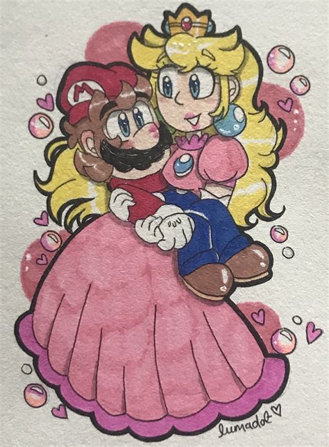 Mario X Peach On Princess Peach Fans Deviantart