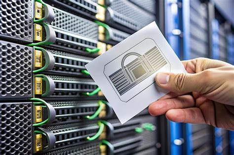 A Closeup Of A Security Certificate Being Installed On A Server Symbolizing Trust And Encryption