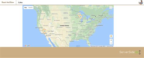 Custom Markers On Google Map Server Side Up