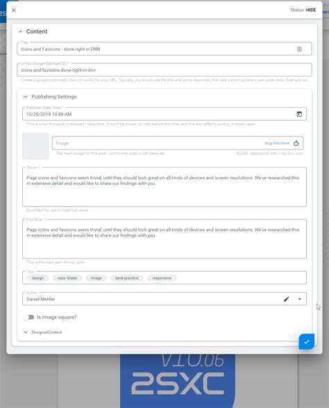 2sxc 1009 Lts Releaseddnn Blog All About Dotnetnuke 2sxc Razor