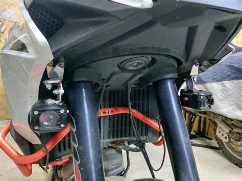 KTM1190 крепление противотуманных фар