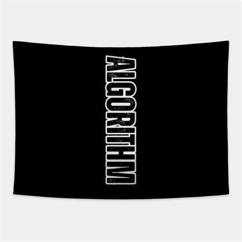 algorithm minimalist pocket typography design algorithm tapestry teepublic