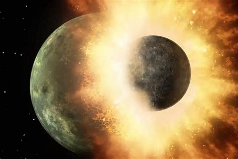 Planetary Collision That Created The Moon May Have Made Life On Earth Possible Advances Renharvieu