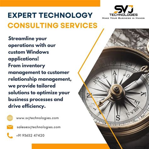 Transform Your Business With Technology Consulting Svj Technologies