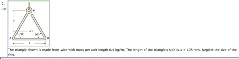 Solved A ﻿what Is The Triangles Mass Moment Of Inertia