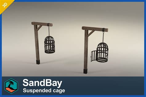 Suspended cage 3D 道具 Unity Asset Store