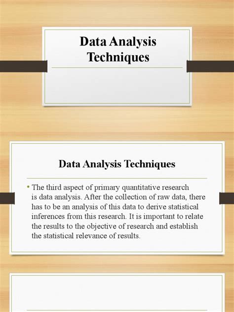 Essential Data Analysis Techniques Pdf