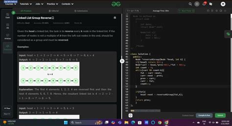 Gfg160 Gfg160 Gfg Linkedlists Codingchallenges Problemsolving Keepcoding Geeksforgeeks
