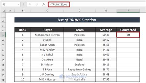 How To Convert A Decimal To A Whole Number In Excel 10 Methods