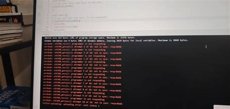 Responding Issue Uploading Arduino Forum