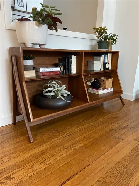 Mcm Walnut Bookcase For 40 Thrift Store Find Drexler Bookcase