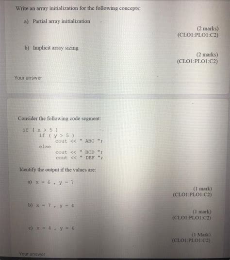 Solved Consider The Following Code Segment Const Int Sub