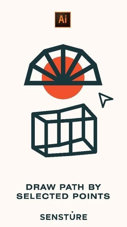 Script Draw Path By Selected Points In Illustrator Script By Creold Download Li Graphic