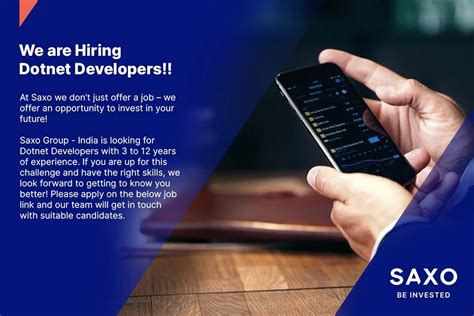 Mohit Kumar On Linkedin Saxo Group India Is Hiring Dotnet Developers