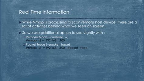 Understanding NMAP PPTX Operating Systems Computer Software And