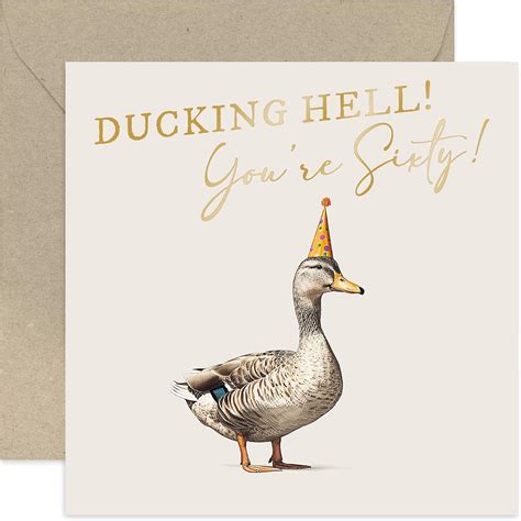 Funny Male 60th Birthday Cards For Men Age 60 Years Old Rude Joke