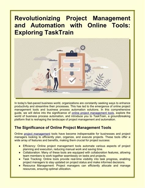 Ppt Revolutionizing Project Management And Automation With Online Tools Powerpoint