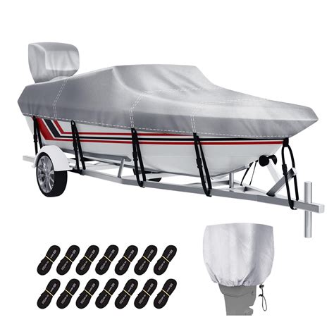 Vinpatio V Hull Boat Cover 14 16 Ft Heavy Duty 100 Waterproof Marine
