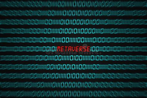 Metaverse Hidden In A Binary Code Stock Illustration Illustration Of