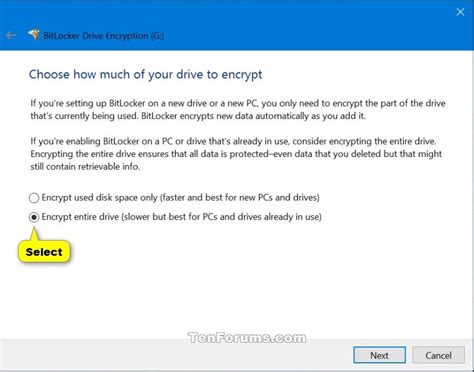 Turn On Or Off BitLocker For Fixed Data Drives In Windows Tutorials