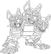 Coloring Page Roblox Steal A Brainrot Developini Braziliaspidini 6
