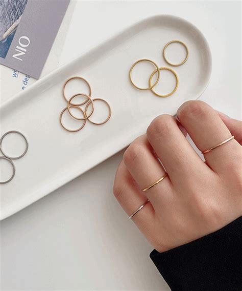 오늘만 2000원 커플템 커플아이템 우정템 우정아이템 우정반지 커플반지 커플템 실반지 레이어드반지 실반지세트 데일리반지 11 할인 에이블리