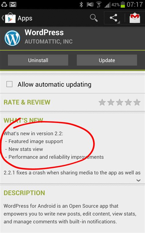wordpress android app gets an update now includes featured images and more coolsmartphone