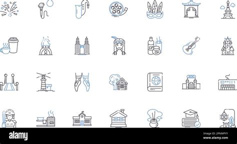 Ethos Line Icons Collection Integrity Credibility Hsty Trusrthiness Reliability