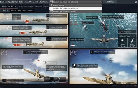 Control Setup Wizard Lists Gone Rwarthunder