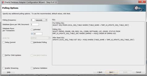 Osb Db Adapter Poll Update Sequencing Table Using Oracle Service Bus 12c