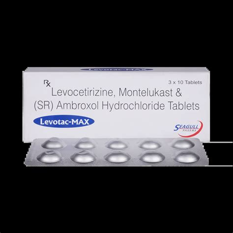 Levotac Max Tablet Sr View Usage Side Effects Price And Subtitute