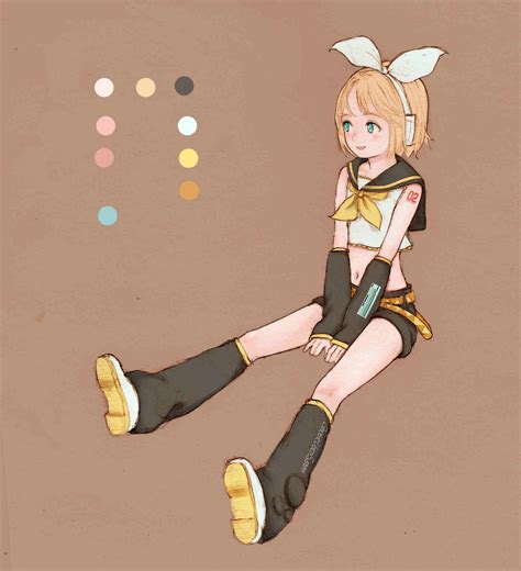 Kagamine Rin Vocaloid Drawn By Ryonma Danbooru