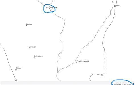 Displaying Mouse Coordinates In A Qgis Qt Application Manya Technologies