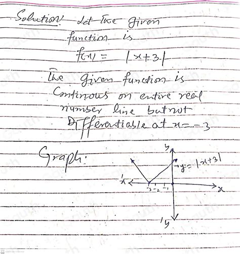 Solved Draw A Graph Of A Function That Is Continuous On The Entire Real Number Line But Not