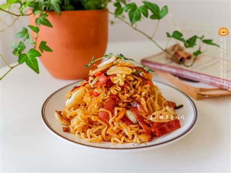 신라면 알리오올리오 자취생 간단요리 라면 파스타 볶음라면 신라면 볶음면 만들기 네이버 블로그