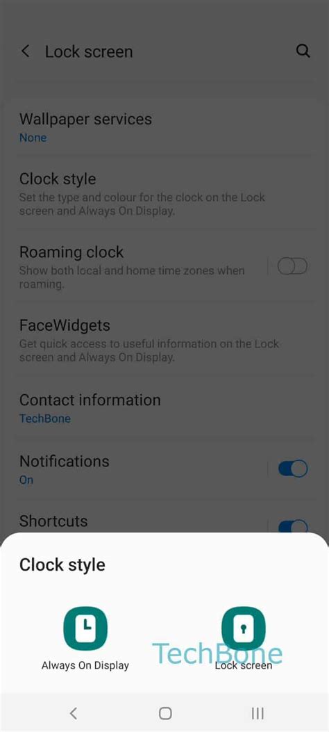 How To Change Clock On Lock Screen Samsung Manual TechBone