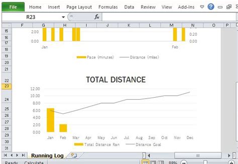 Free Running Log Template For Microsoft Excel