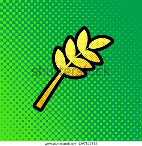 Tree Branch Sign Vector Pop Art Stock Vector Royalty Free 1297519552 Shutterstock