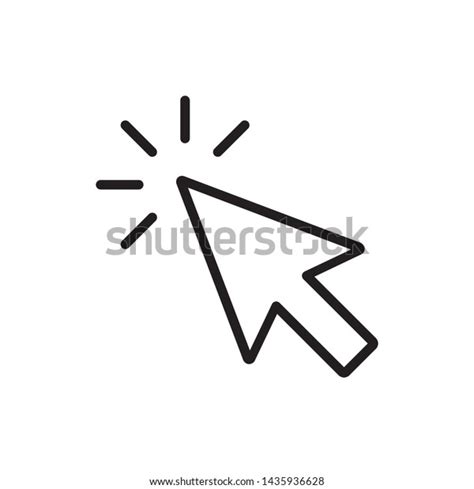 Cursor Mouse Pointer Icon Vector Illustration Stock Vector Royalty Free Shutterstock