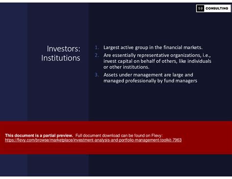 Investment Analysis And Portfolio Management Toolkit Ppt Slide Deck