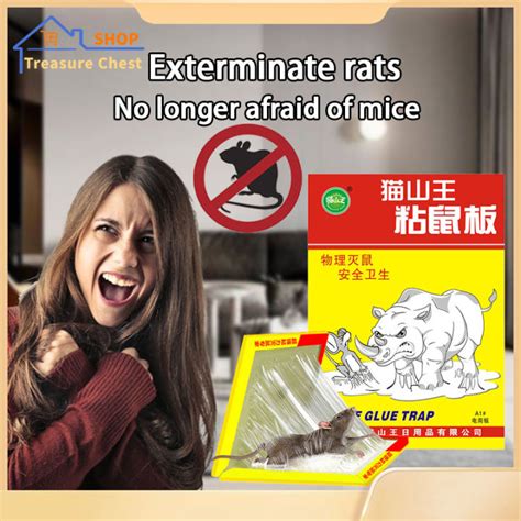 Mouse Glue Sticky Bond Mice Pad Traps Rat Glue Snare Sticker Mice Board Mouse Trap Lazada Ph