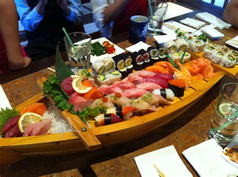 Sushi Boat A Delicious Japanese Delicacy