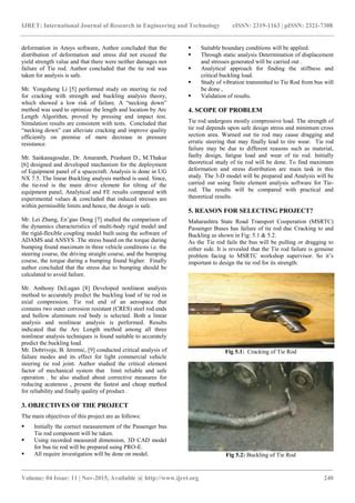 Study Of Analysis Of Bus Passenger Tie Rod A Review PDF Performance Cars Auto Type